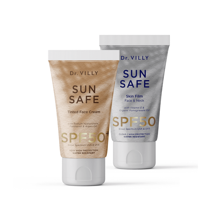 Sunscreen with or without color? Because the right answer is... both ...